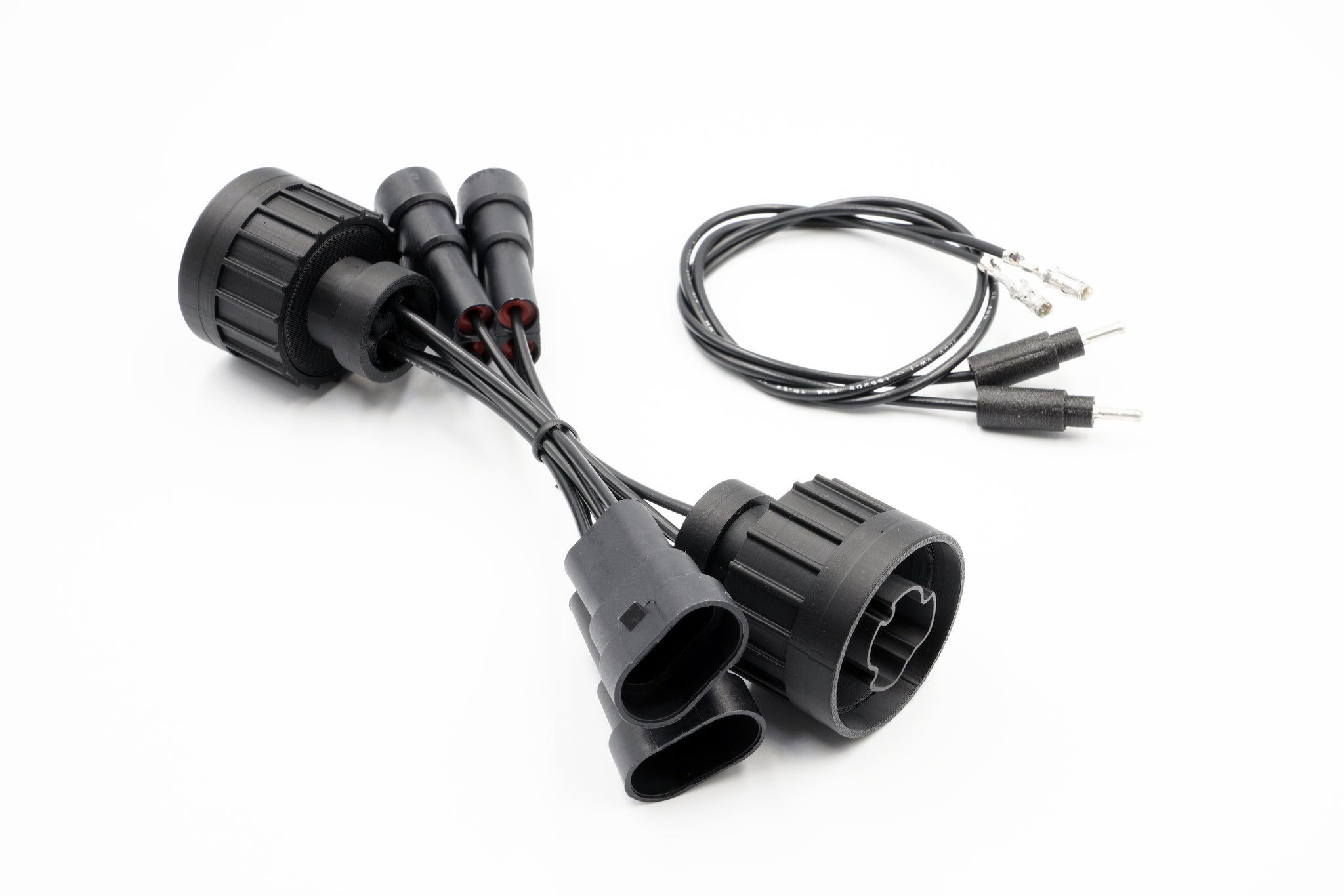 BMW E36 Plug & Play Euro Headlight Adapter Harness Pair (3D Printed Co ...