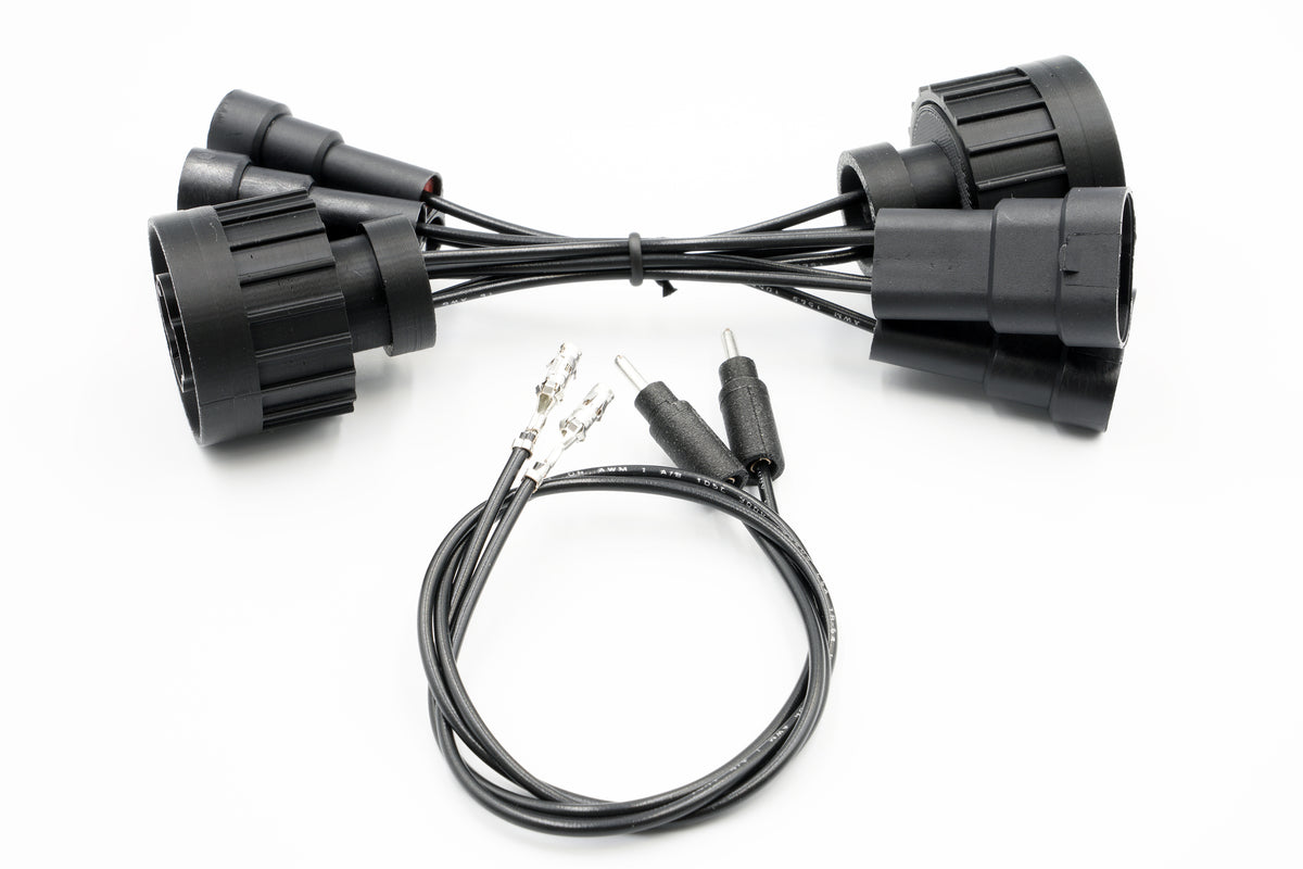 BMW E36 Plug & Play Euro Headlight Adapter Harness Pair (3D Printed Co ...