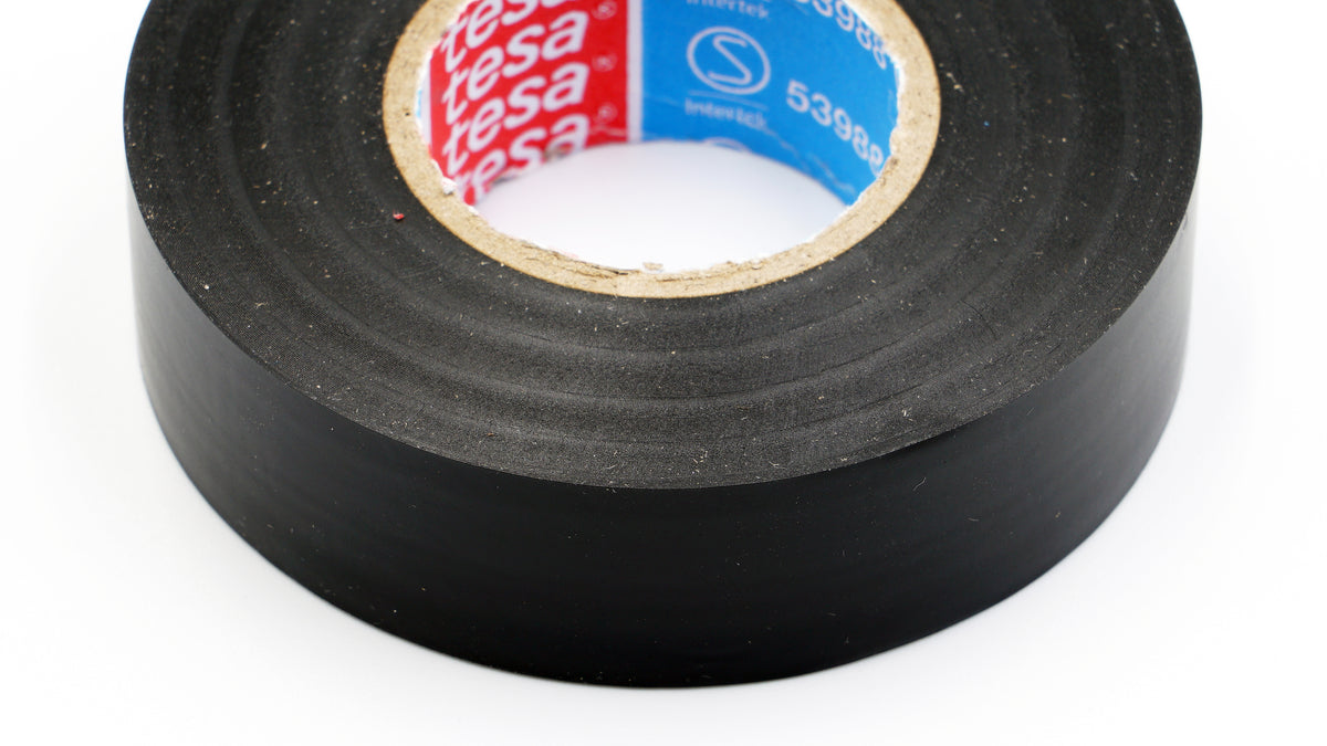 Tesa Automotive Harness Tape Black PV6 19mm x 20 meters – MSportParts