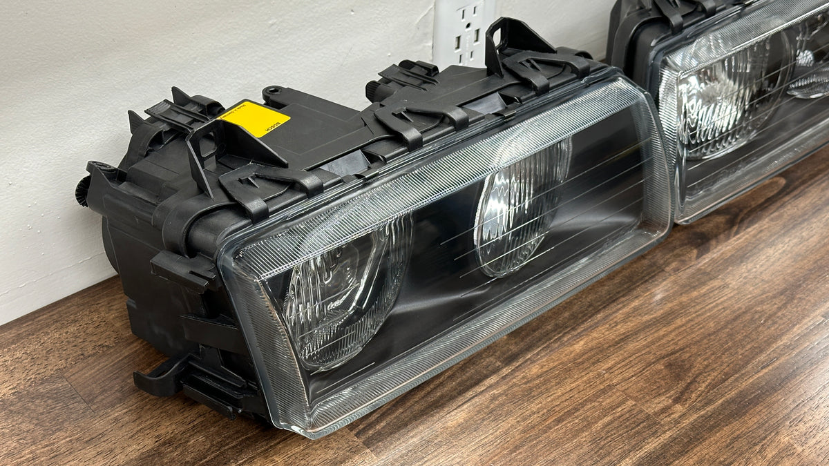 E36 OEM Bosch / AL / Magnetti Marelli Euro H1 Projector Headlight Set ...