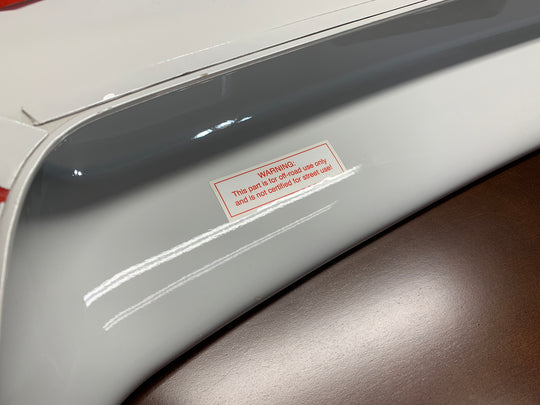 BMW "WARNING: Off-Road Use Only" Replica Sticker – MSportParts