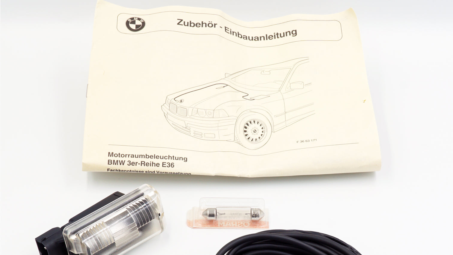 Original BMW E36 Under Hood Light Retrofit Kit – MSportParts
